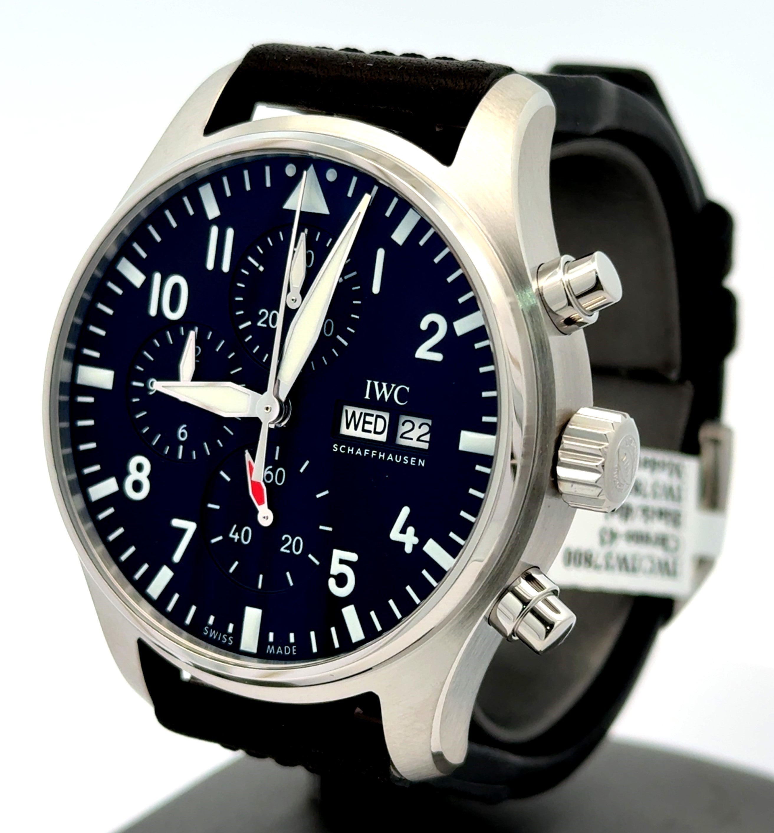 IWC PILOT’S WATCH CHRONOGRAPH 43MM - IW378001 - BLACK DIAL - BRAND NEW